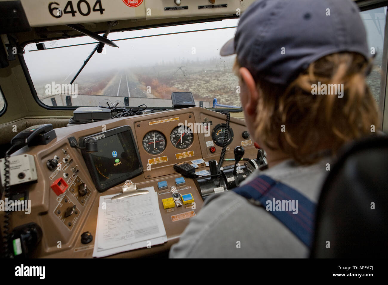 View from train drivers seat hi-res stock photography and images - Alamy
