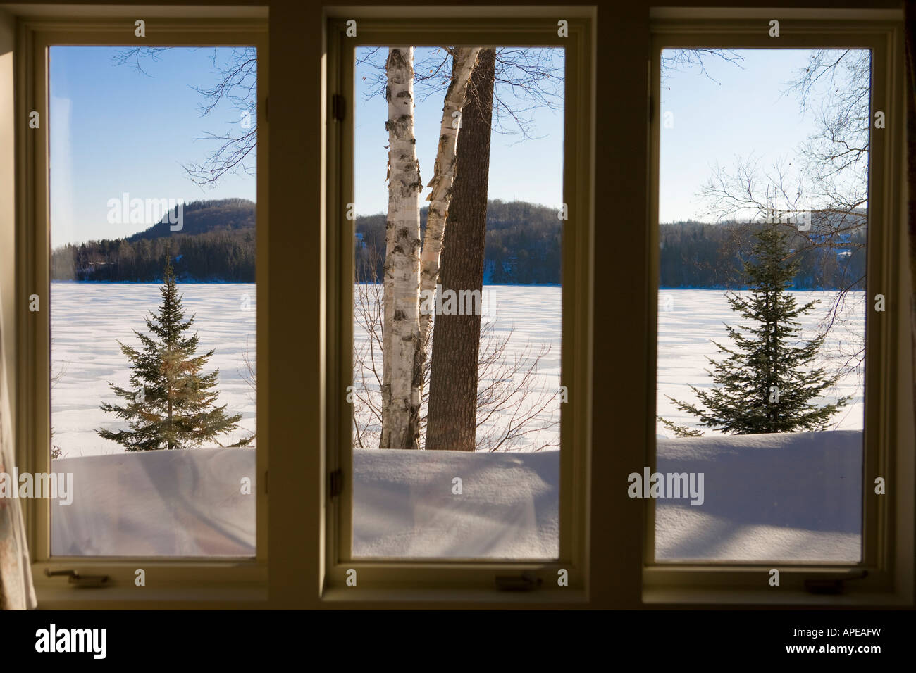 A sunny winter day Stock Photo - Alamy