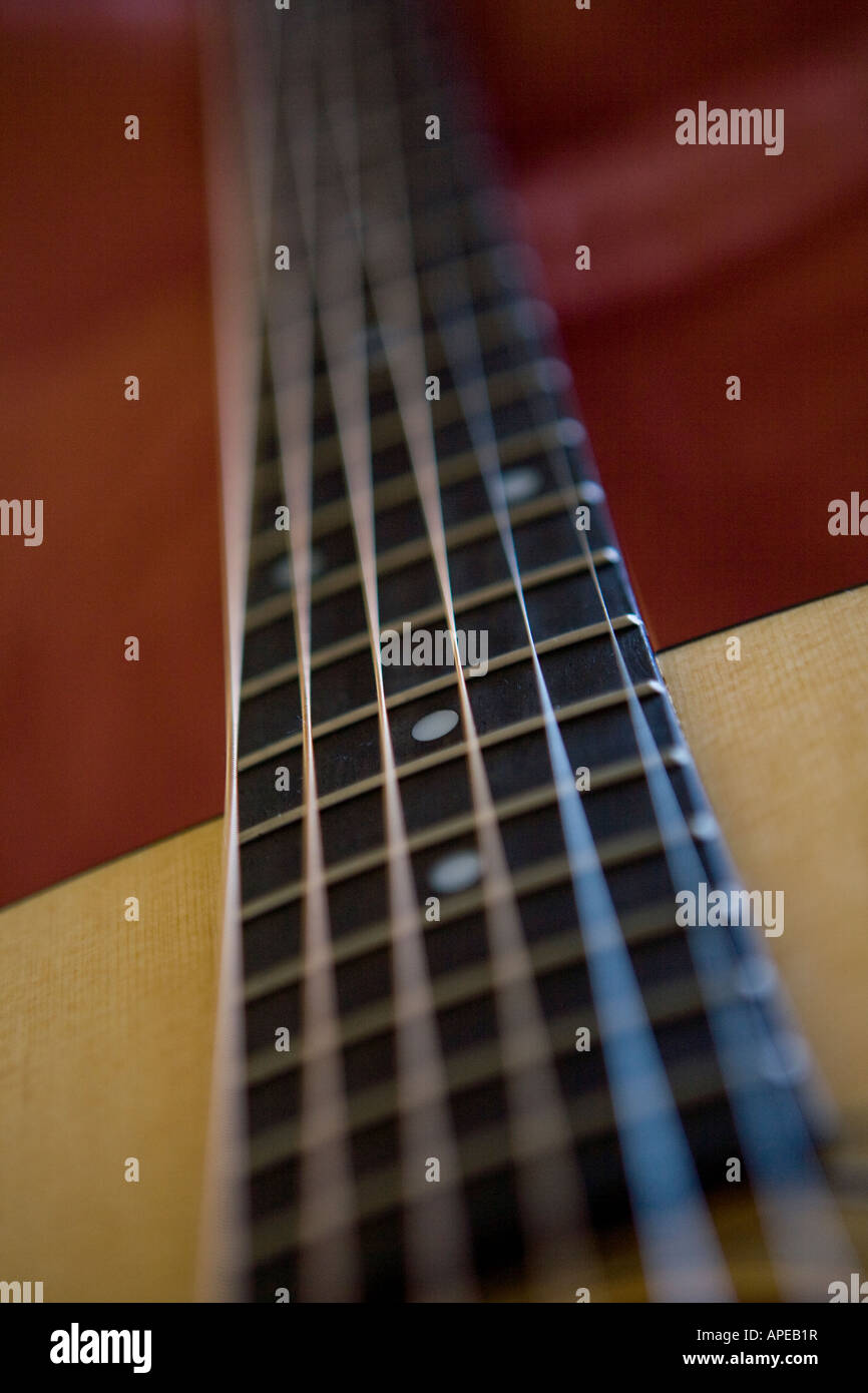 A close view of a guitar Stock Photo - Alamy