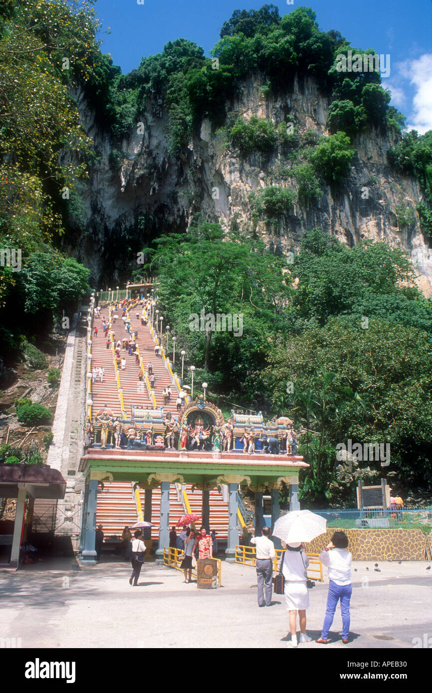 Batu Caves is a Hindu temple inside a cave outside KL Malaysia Stock ...