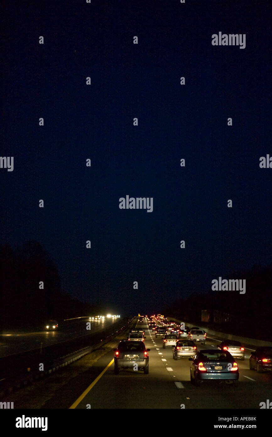 Commuters drive along a highway Stock Photo - Alamy