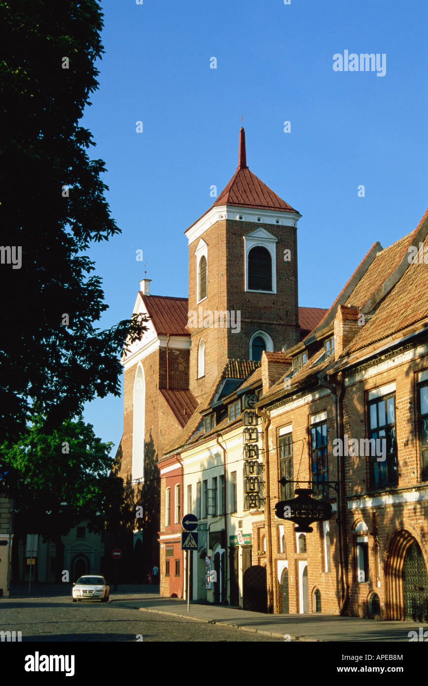 Kaunas Cathedral, Town Hall Square, Kaunas, Lithuania Stock Photo - Alamy