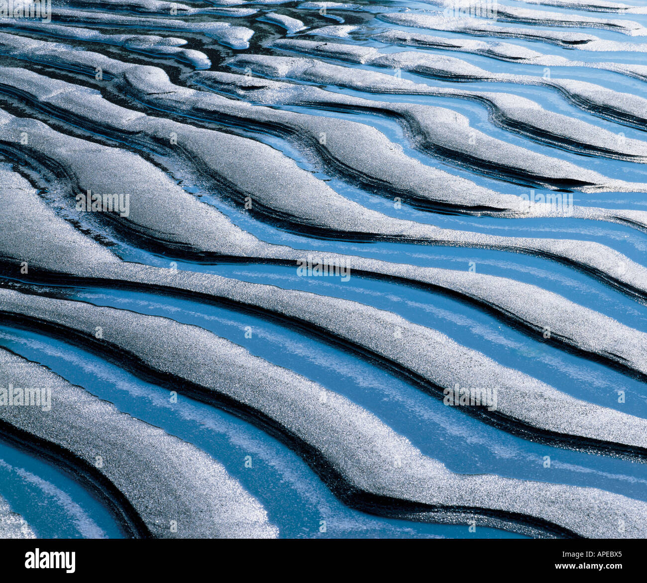 Ridge patterns in sand Stock Photo - Alamy