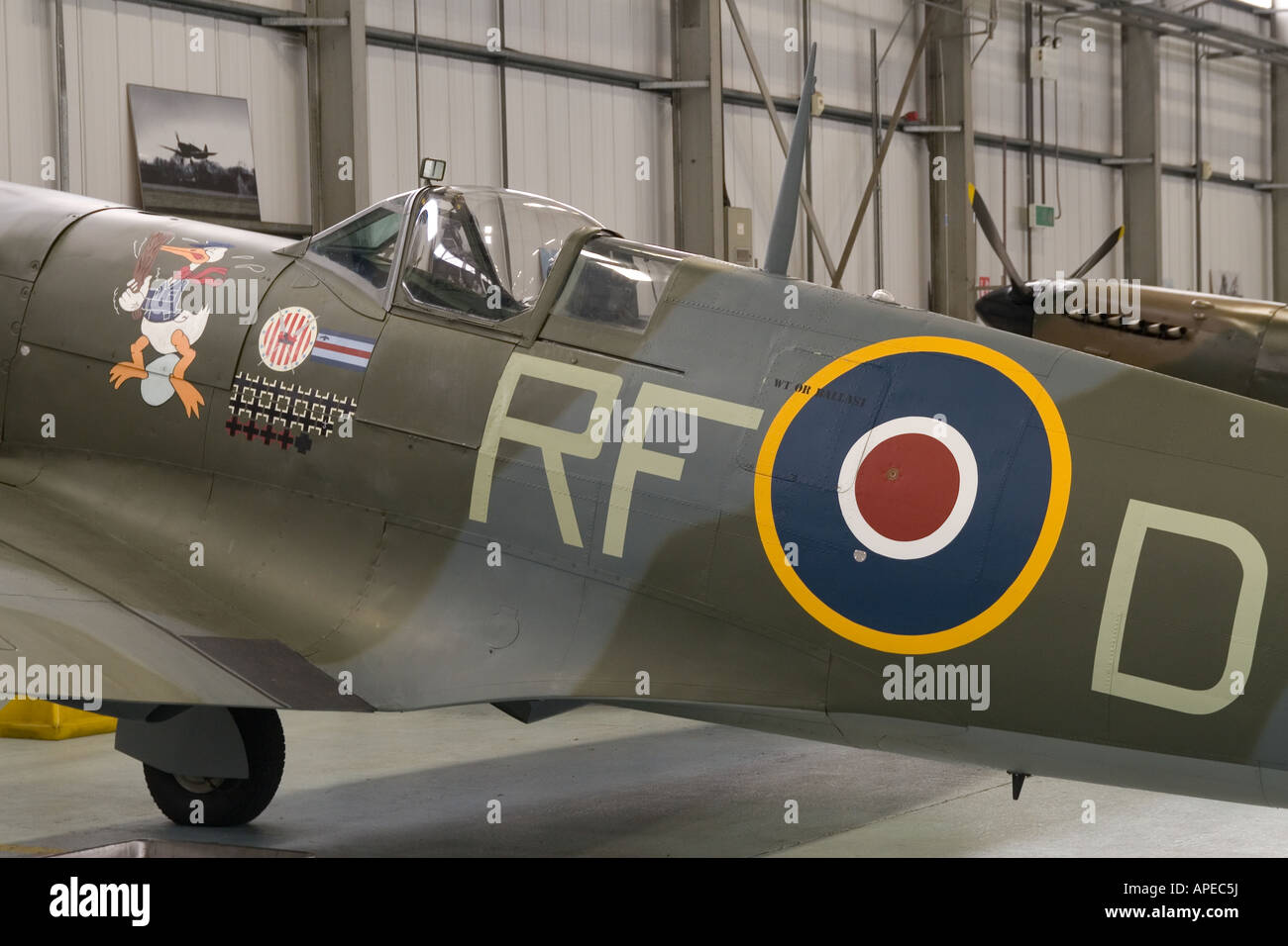 Supermarine Spitfire of the Battle of Britain Memorial Flight Stock ...