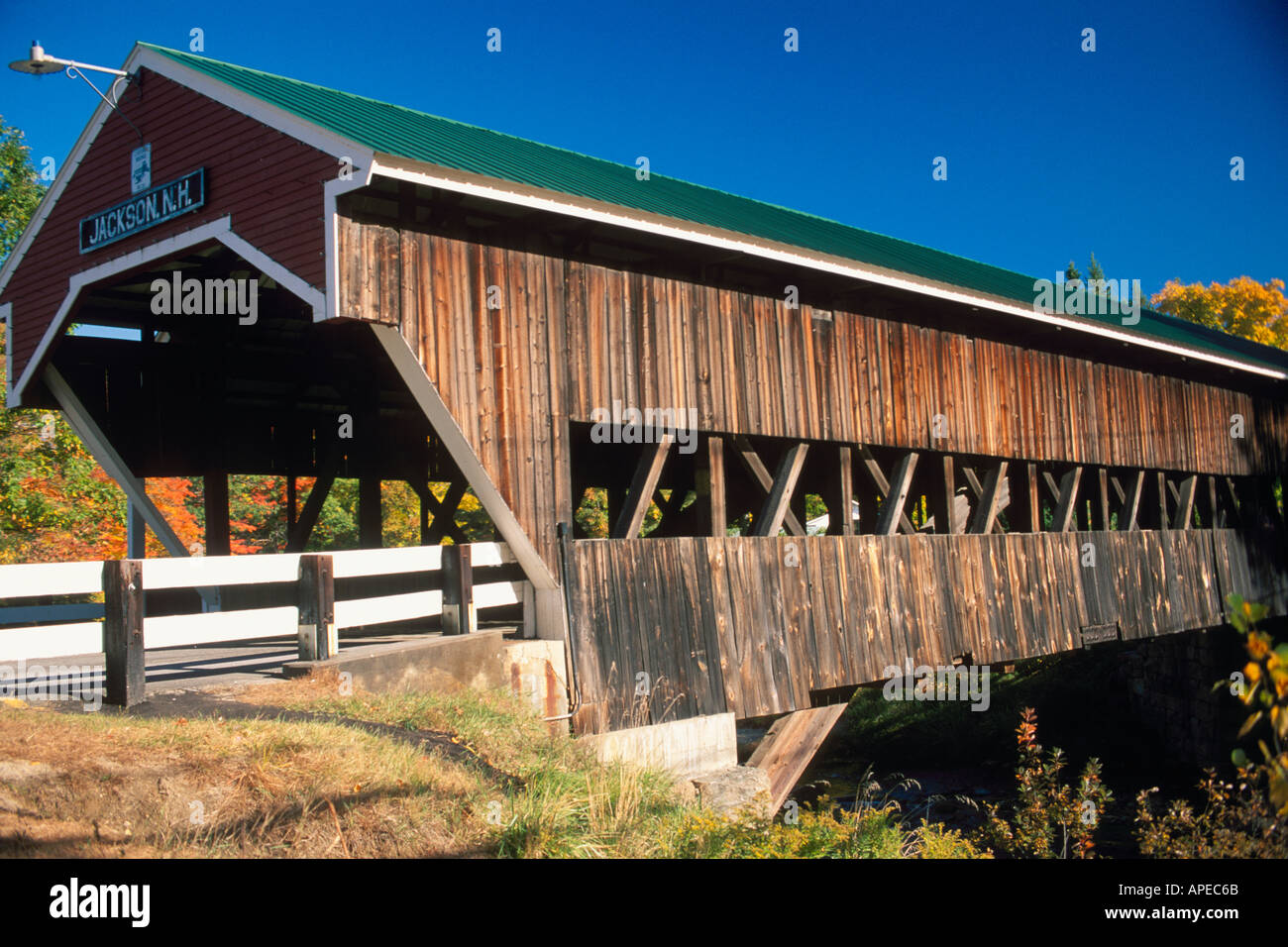 Covered bridge jackson new hampshire hi-res stock photography and ...