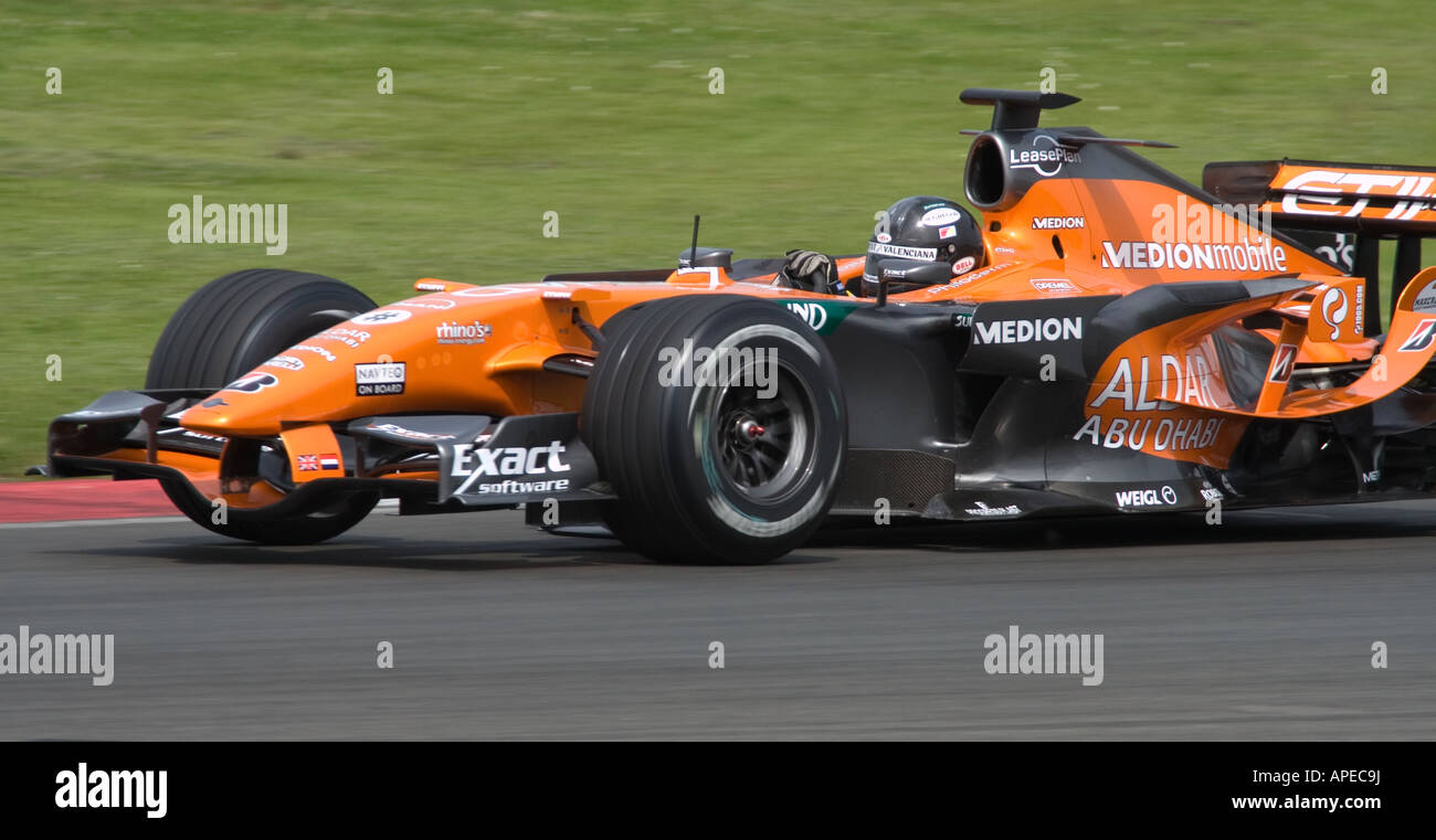 Spyker-Ferrari Formula 1 2007 race car Stock Photo - Alamy