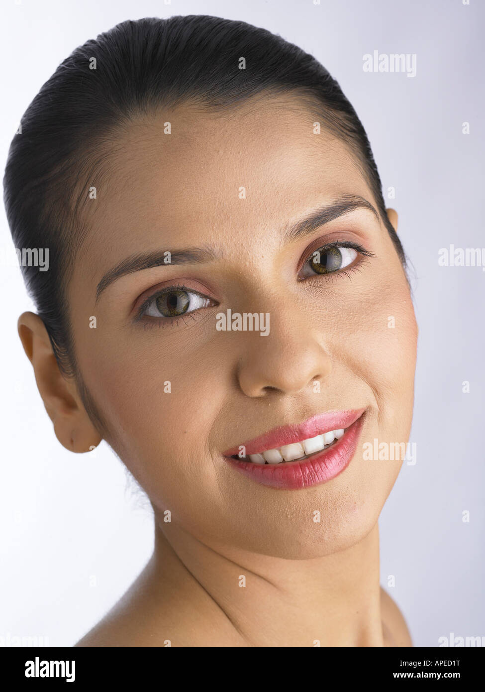 South Asian Indian woman smiling and looking at camera MR # 702 Stock ...