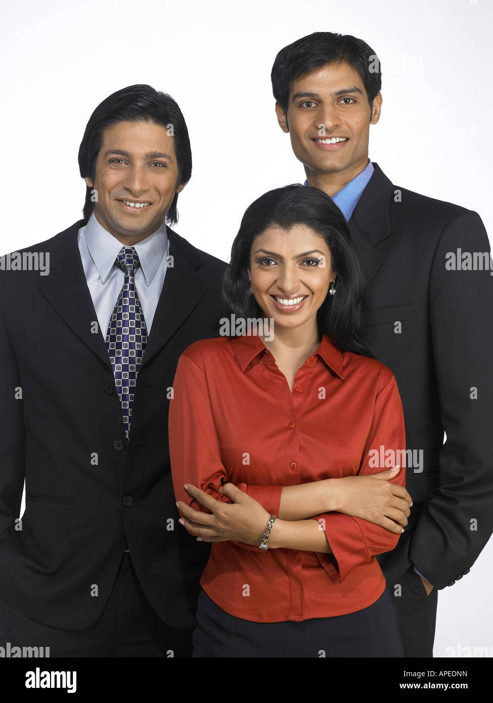 South Asian Indian executive men and woman MR Stock Photo - Alamy