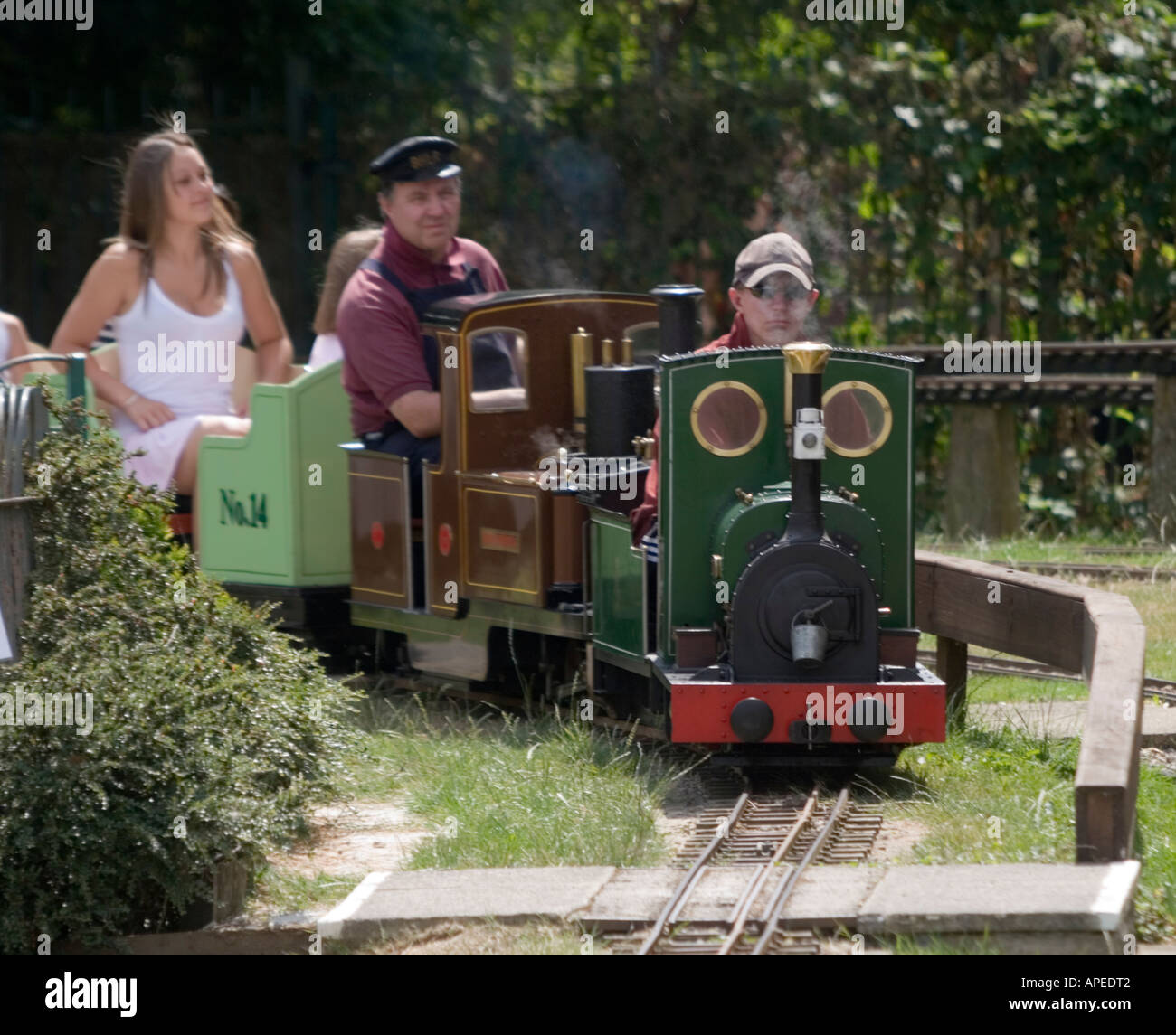 Public train rides in Ridgeway Park North Chingford given by the ...