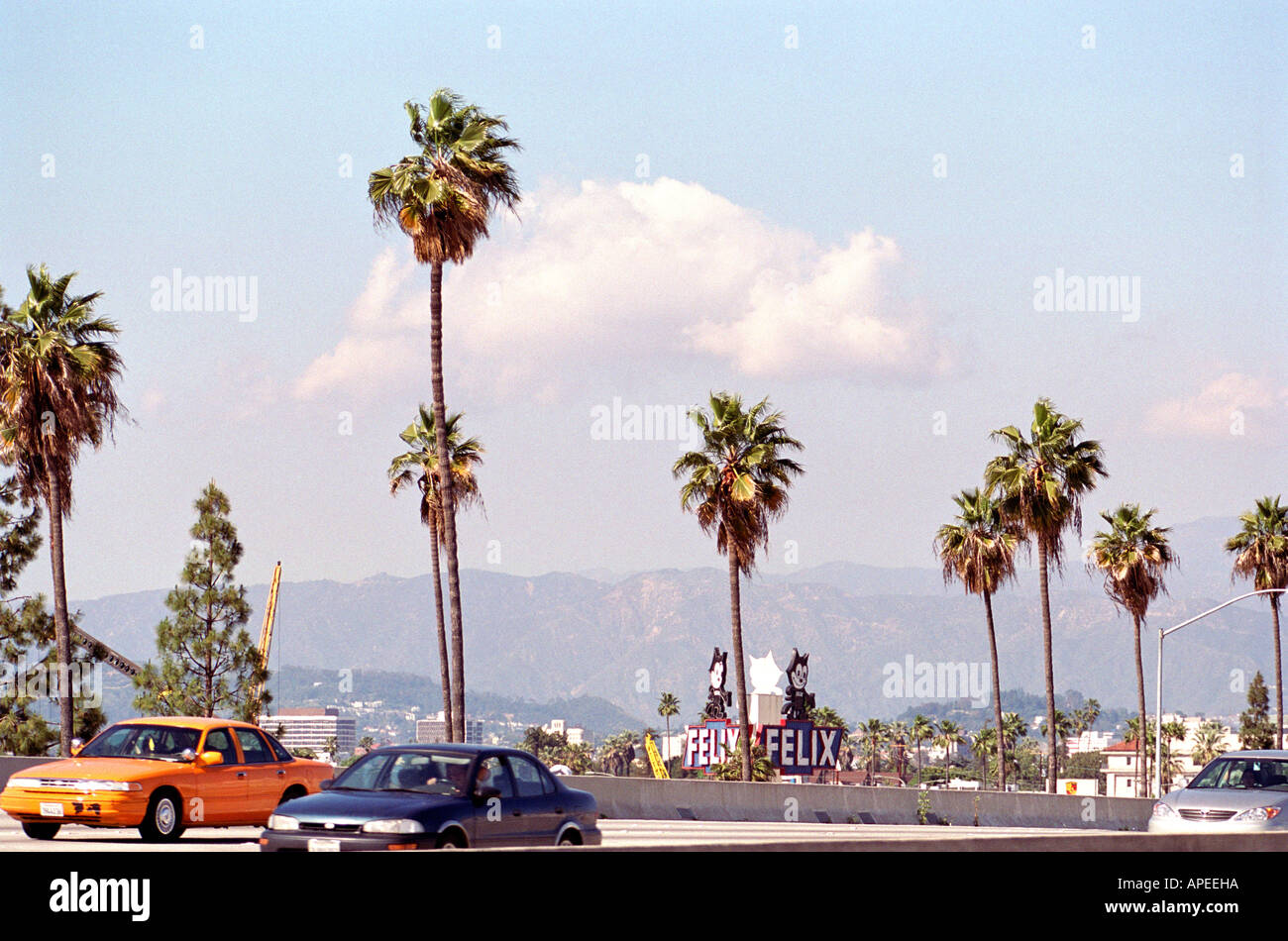 los angeles freeway Stock Photo - Alamy
