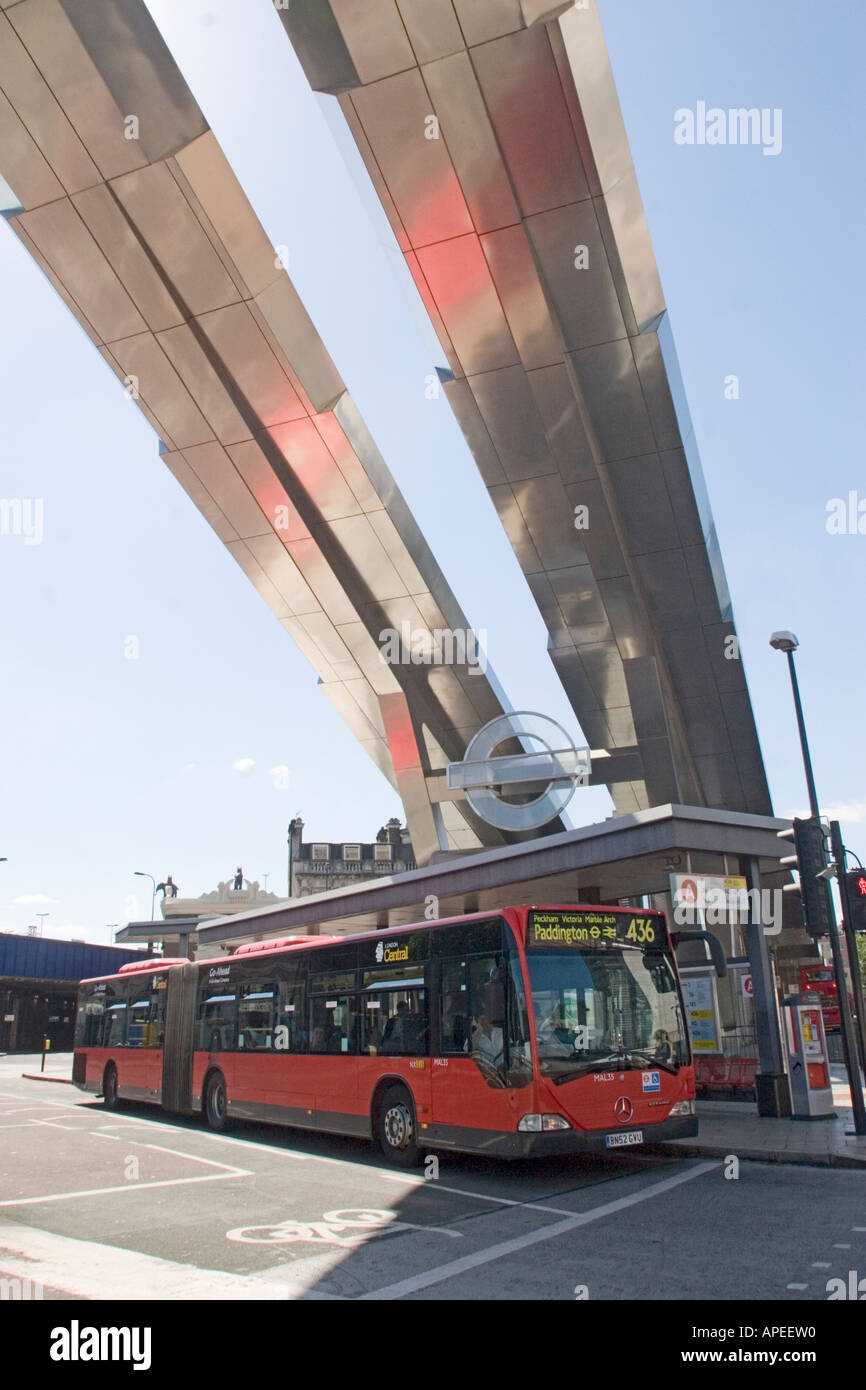 Vauxhall Cross bus terminus, modern architectural design by Arup ...