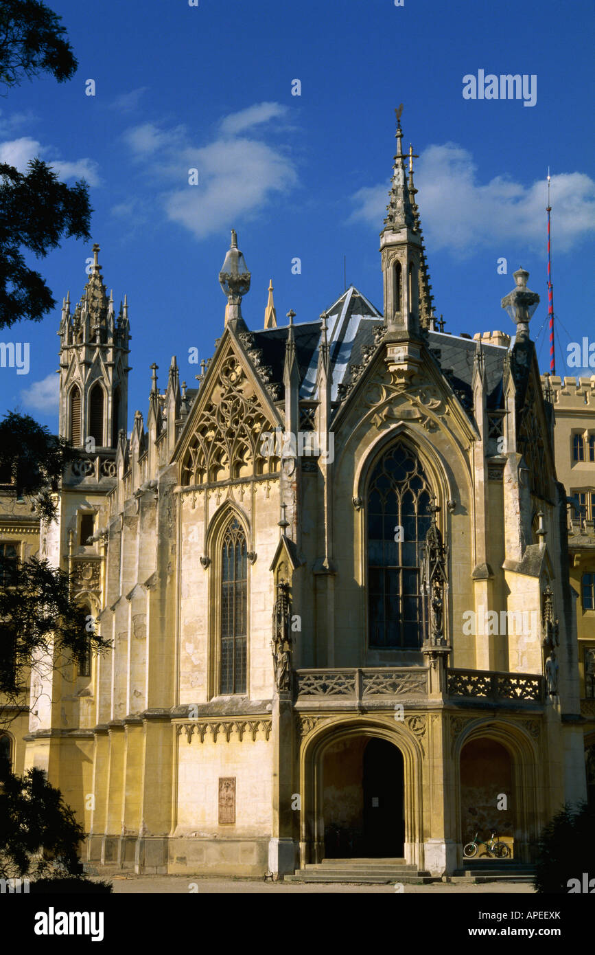 Lednice Castle, Lednice, Czech Republic Stock Photo - Alamy