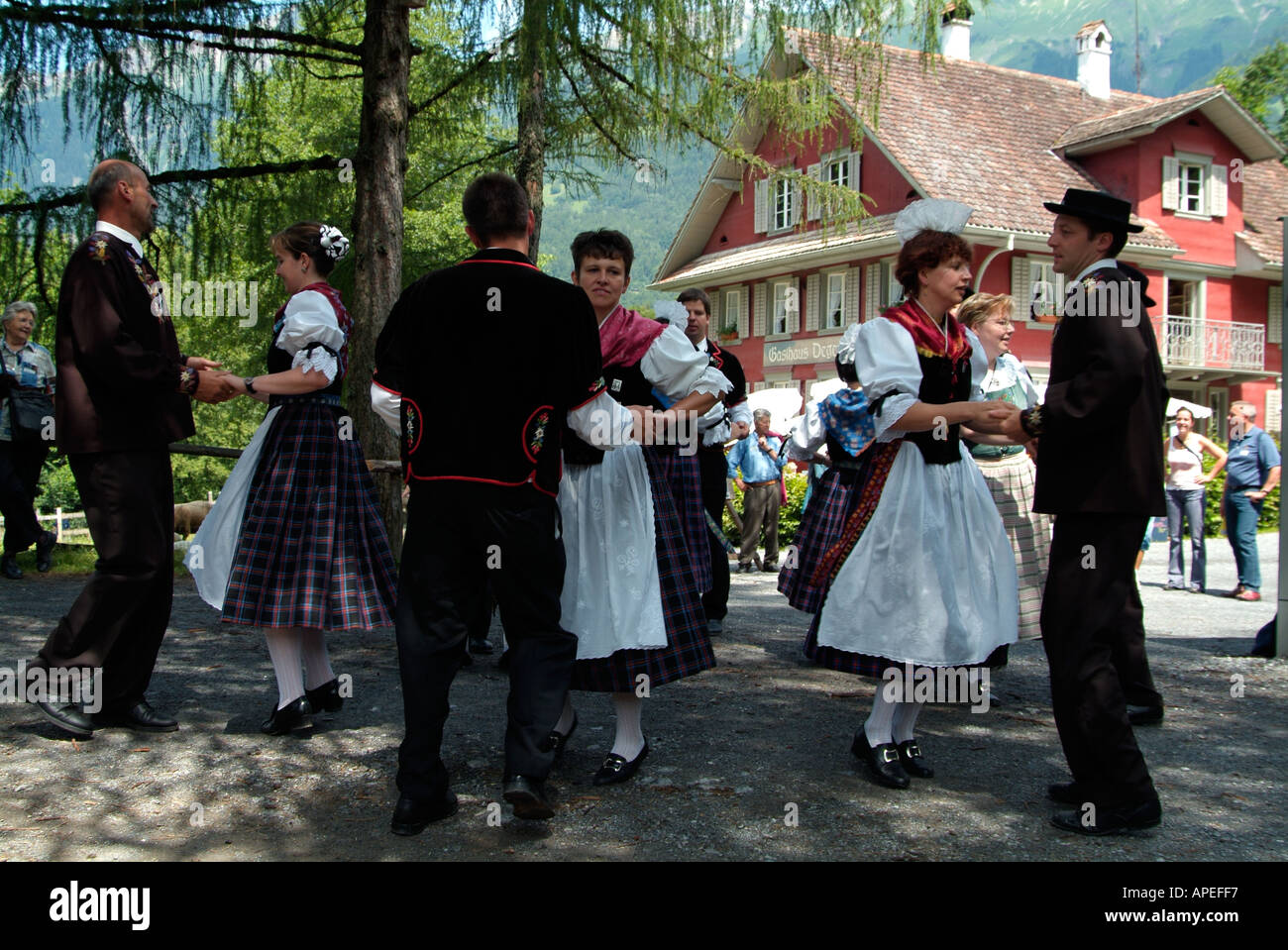 Traditional music and dance Freilicht Ballenberg Open air Museum near ...