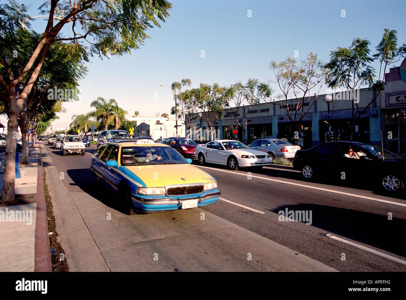 santa monica boulevard hollywood Stock Photo - Alamy