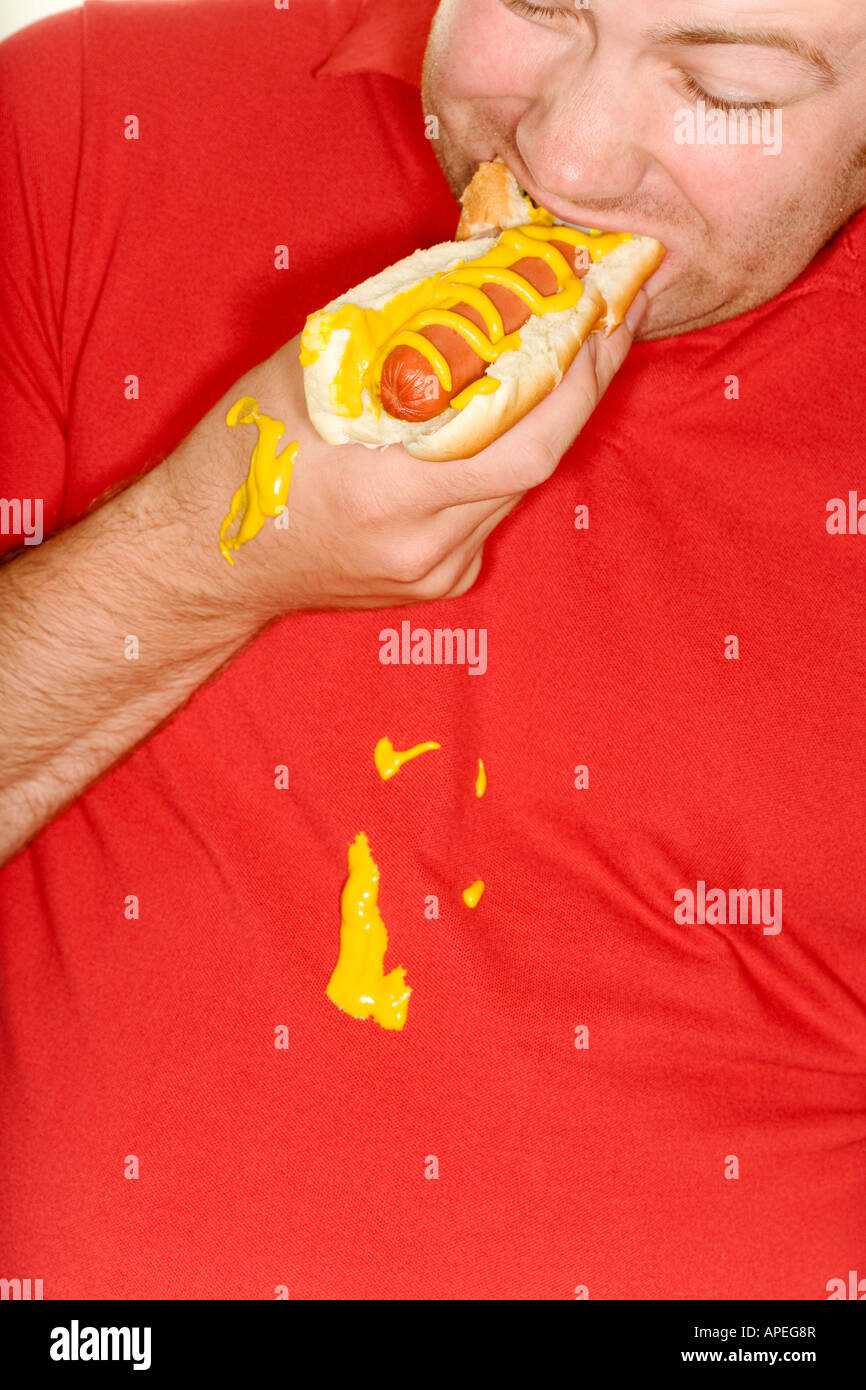 Spilt food shirt hi-res stock photography and images - Alamy