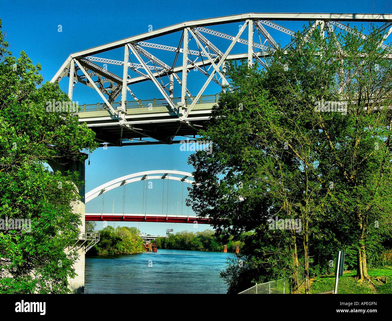 Nashville bridges hi-res stock photography and images - Alamy