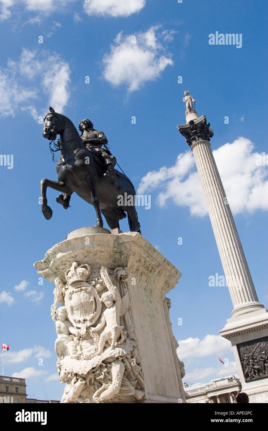 Statue king charles trafalgar square hi-res stock photography and ...