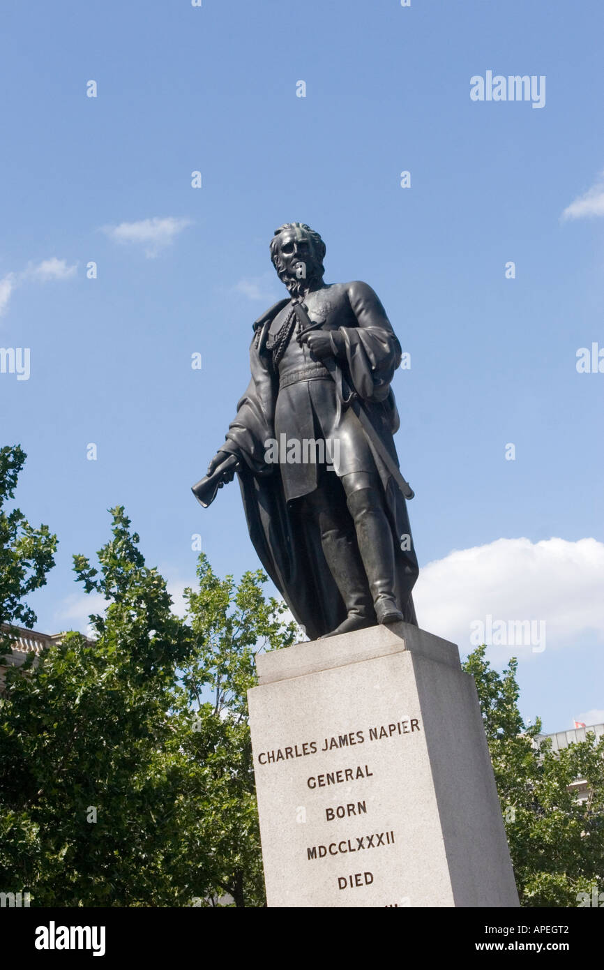 Charles james napier statue hi-res stock photography and images - Alamy