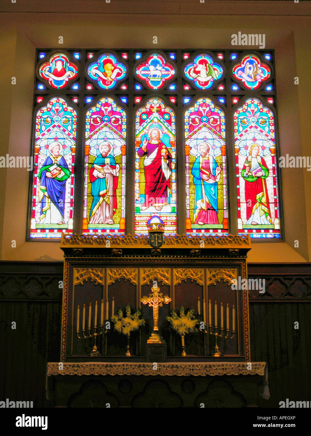 Interior episcopal church hi-res stock photography and images - Alamy