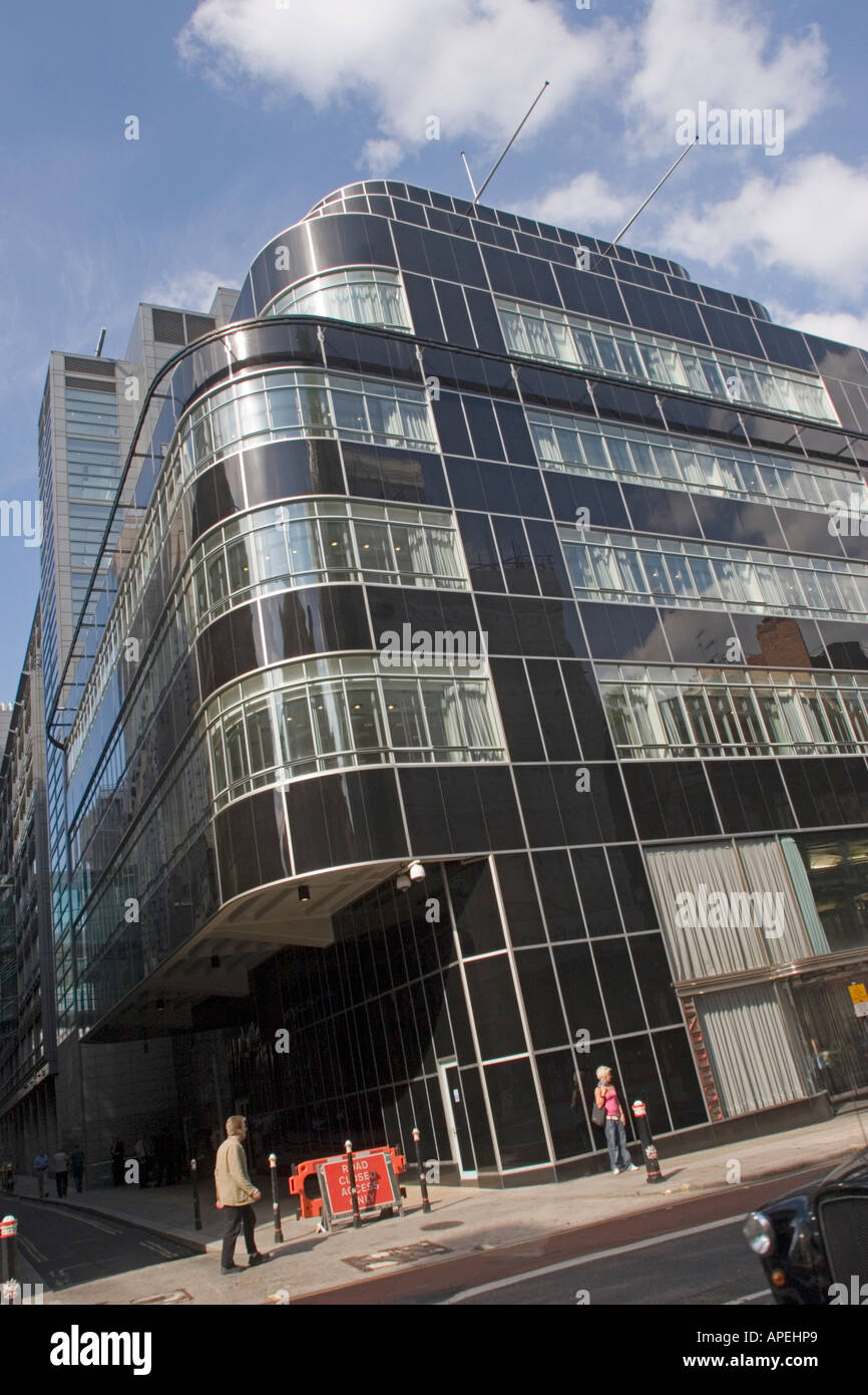 Former Daily Express art deco building on Fleet Street London GB UK ...