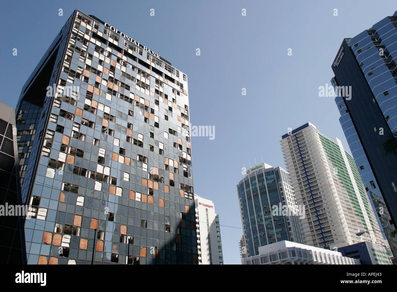 Miami Florida,Brickell Avenue,Colonial Bank,banking,high rise ...