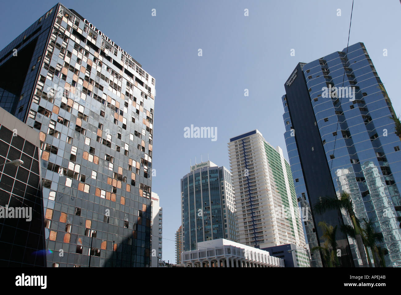 Miami Florida,Brickell Avenue,Colonial Bank,banking,high rise ...