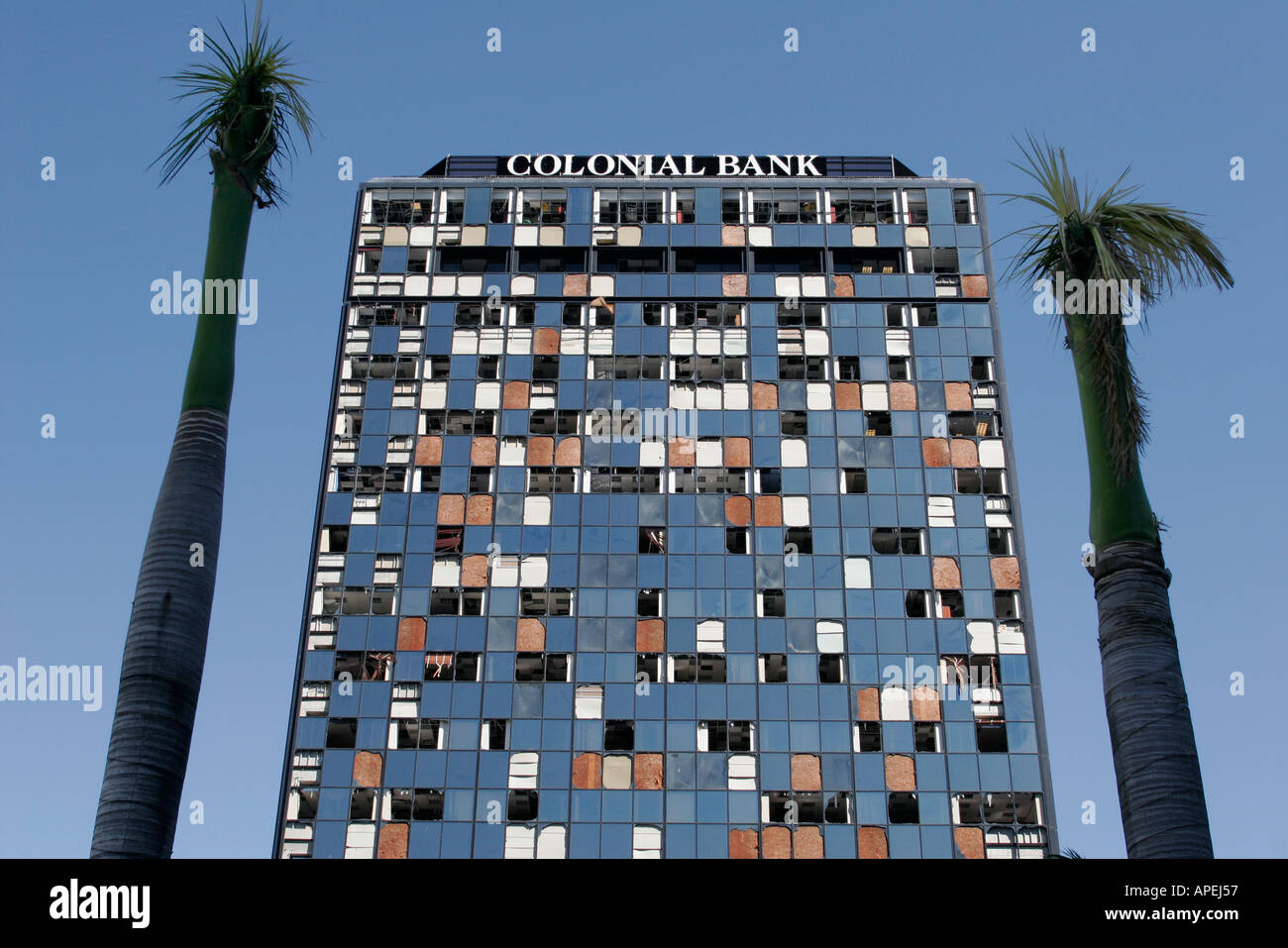 Miami Florida,Brickell Avenue,Colonial Bank,banking,office building ...