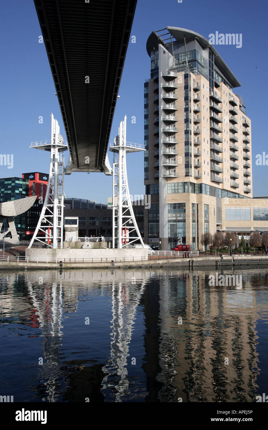 Salford keys bridge Stock Photo - Alamy