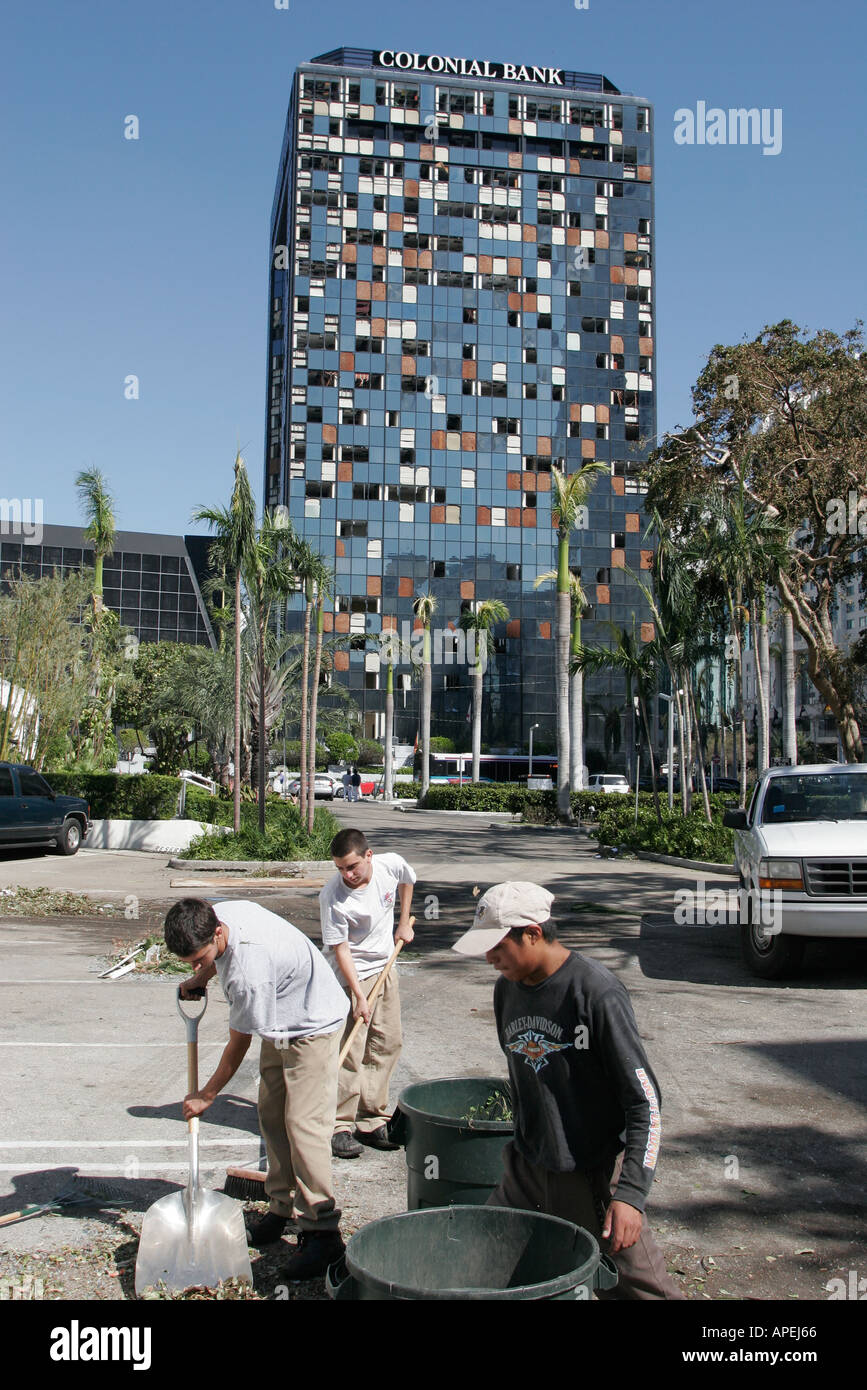 Miami Florida,Brickell Avenue,Colonial Bank,banking,office building ...