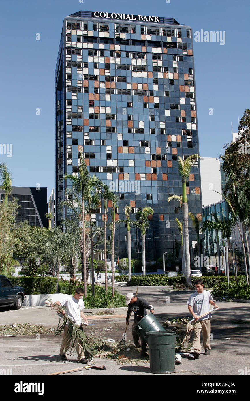 Miami Florida,Brickell Avenue,Colonial Bank,banking,office building ...