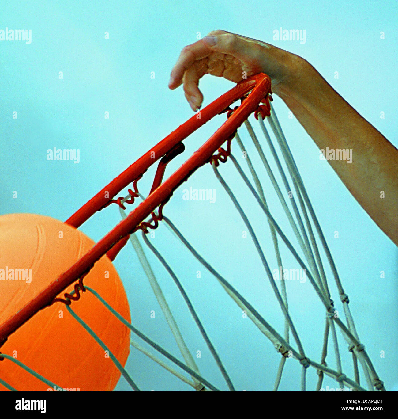 dunking a basketball Stock Photo - Alamy