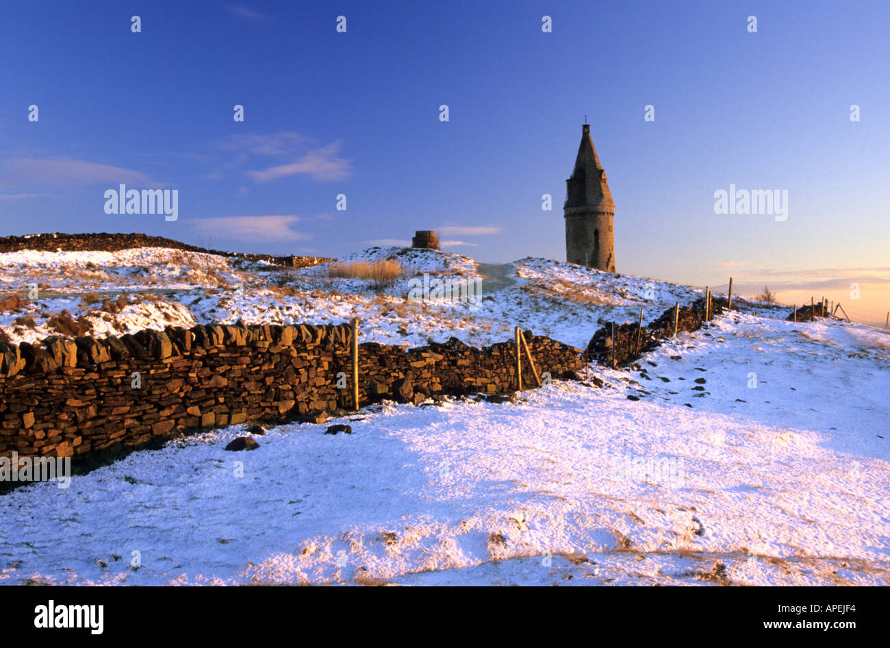 Hartshead Pike, Lancashire Stock Photo - Alamy