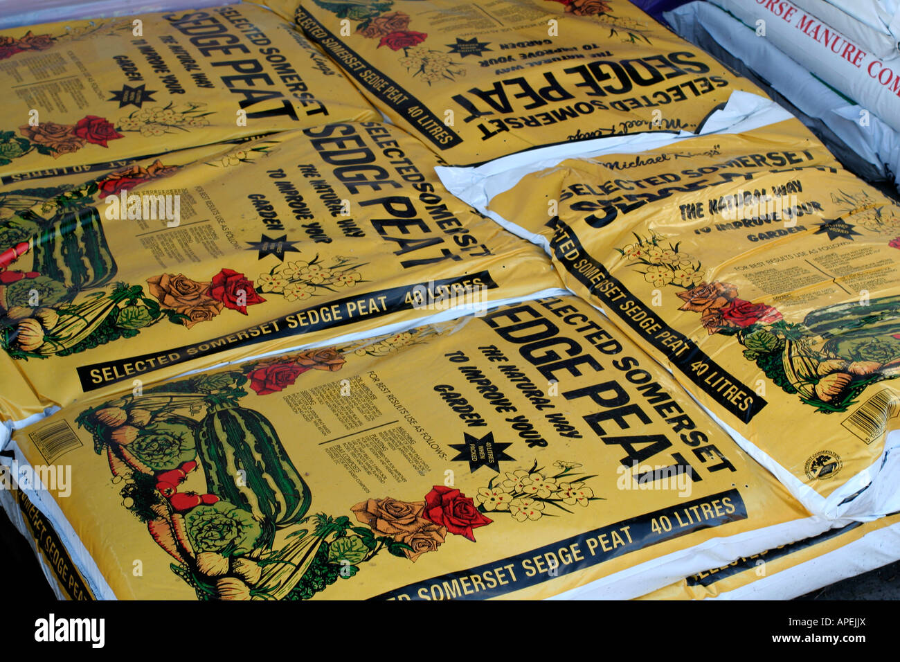 Sedge peat from Somerset Stock Photo - Alamy