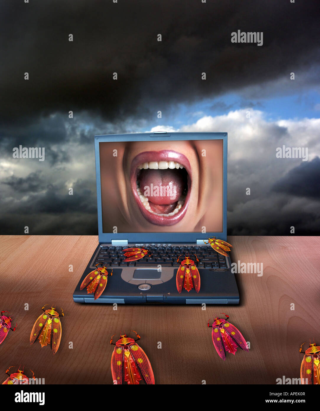 computer viruses & security Stock Photo - Alamy