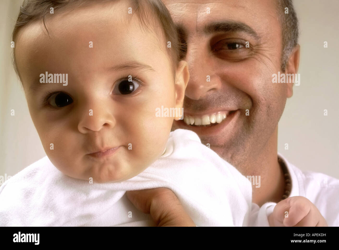 Father and baby Stock Photo - Alamy