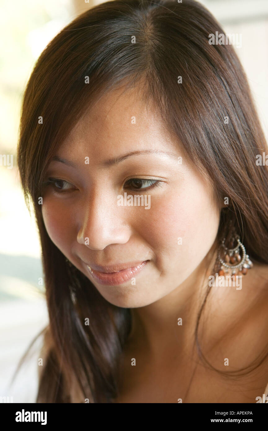 Asian Female Portrait Stock Photo - Alamy