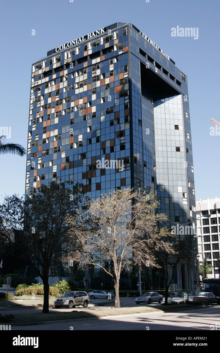 Miami Florida,Brickell Avenue,Colonial Bank,banking,office building ...