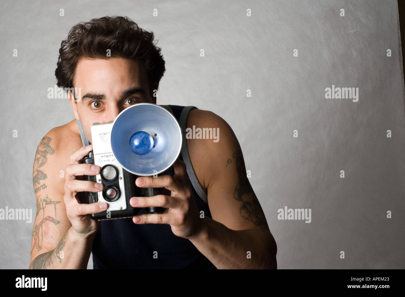 Old camera hi-res stock photography and images - Alamy