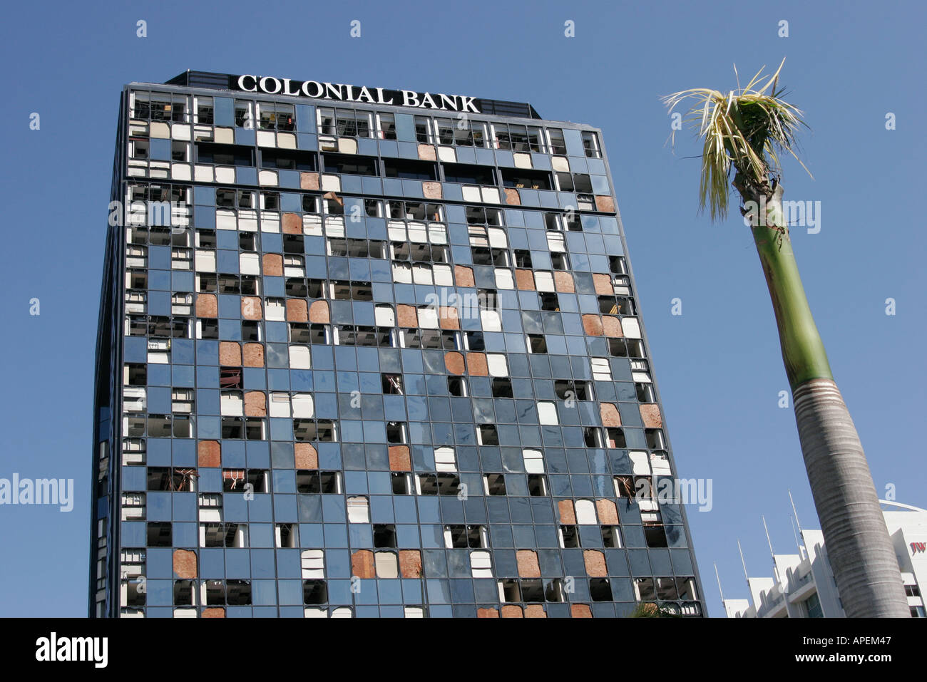 Miami Florida,Brickell Avenue,Colonial Bank,banking,office building ...