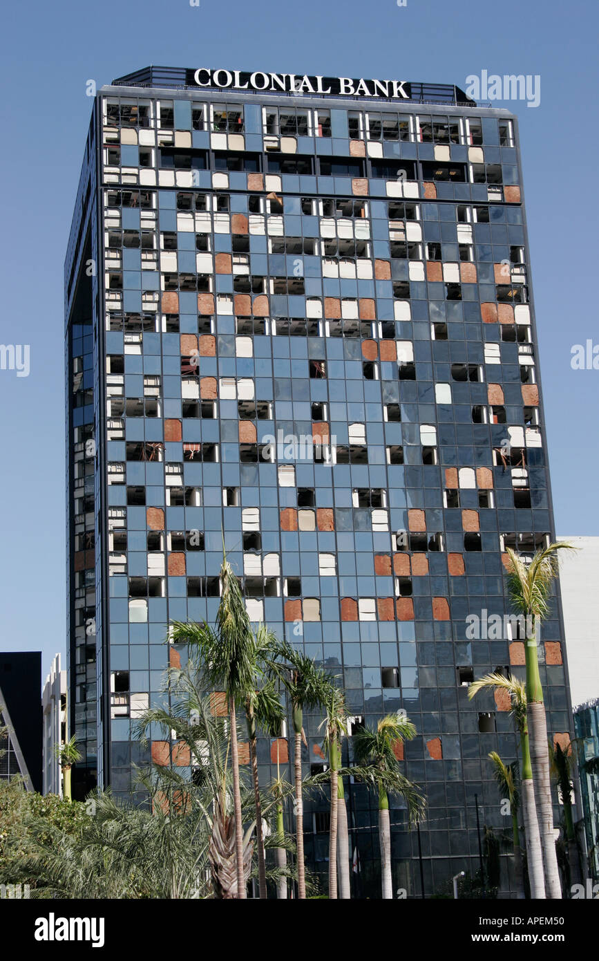 Miami Florida,Brickell Avenue,Colonial Bank,banking,office building ...