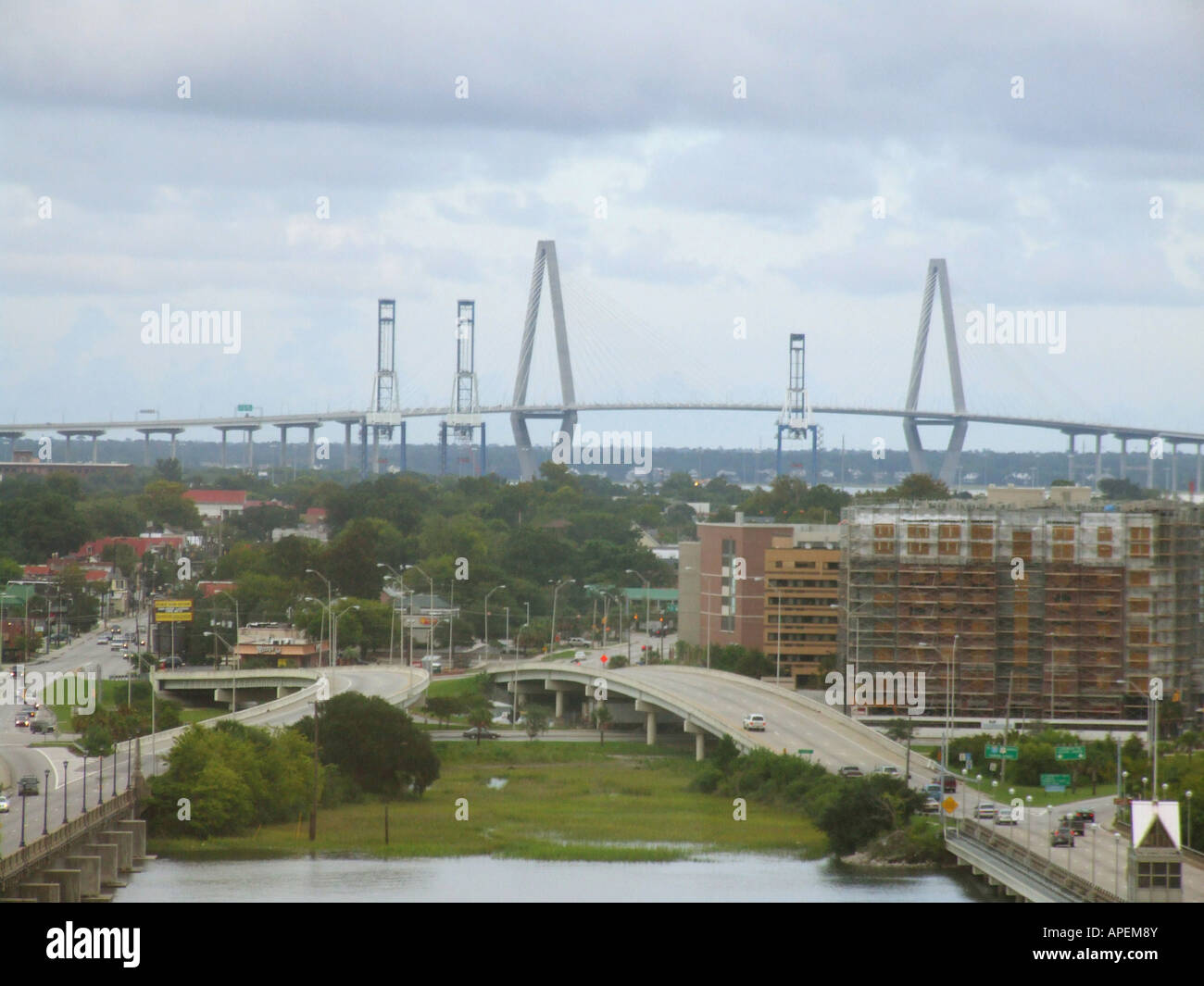 Ravenel Bridge in Charleston, SC. USA Stock Photo - Alamy