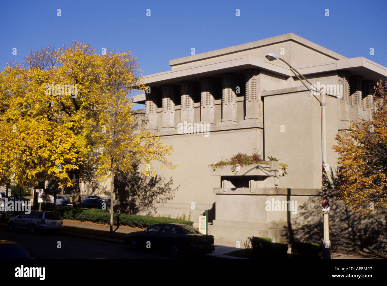 Unity Temple, by Frank Lloyd Wright, Oak Park, Illinois Stock Photo - Alamy