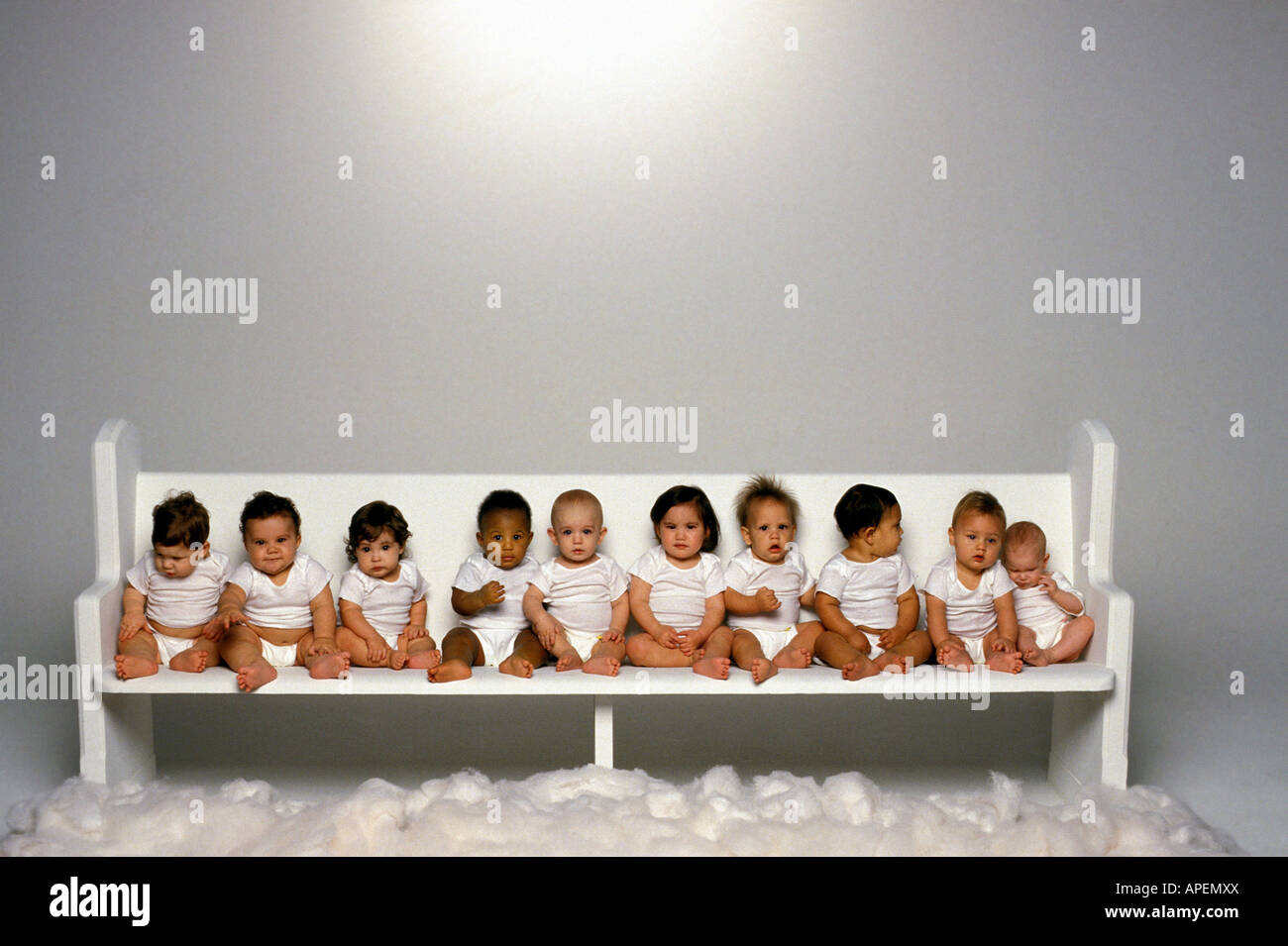 Babies different race hi-res stock photography and images - Alamy