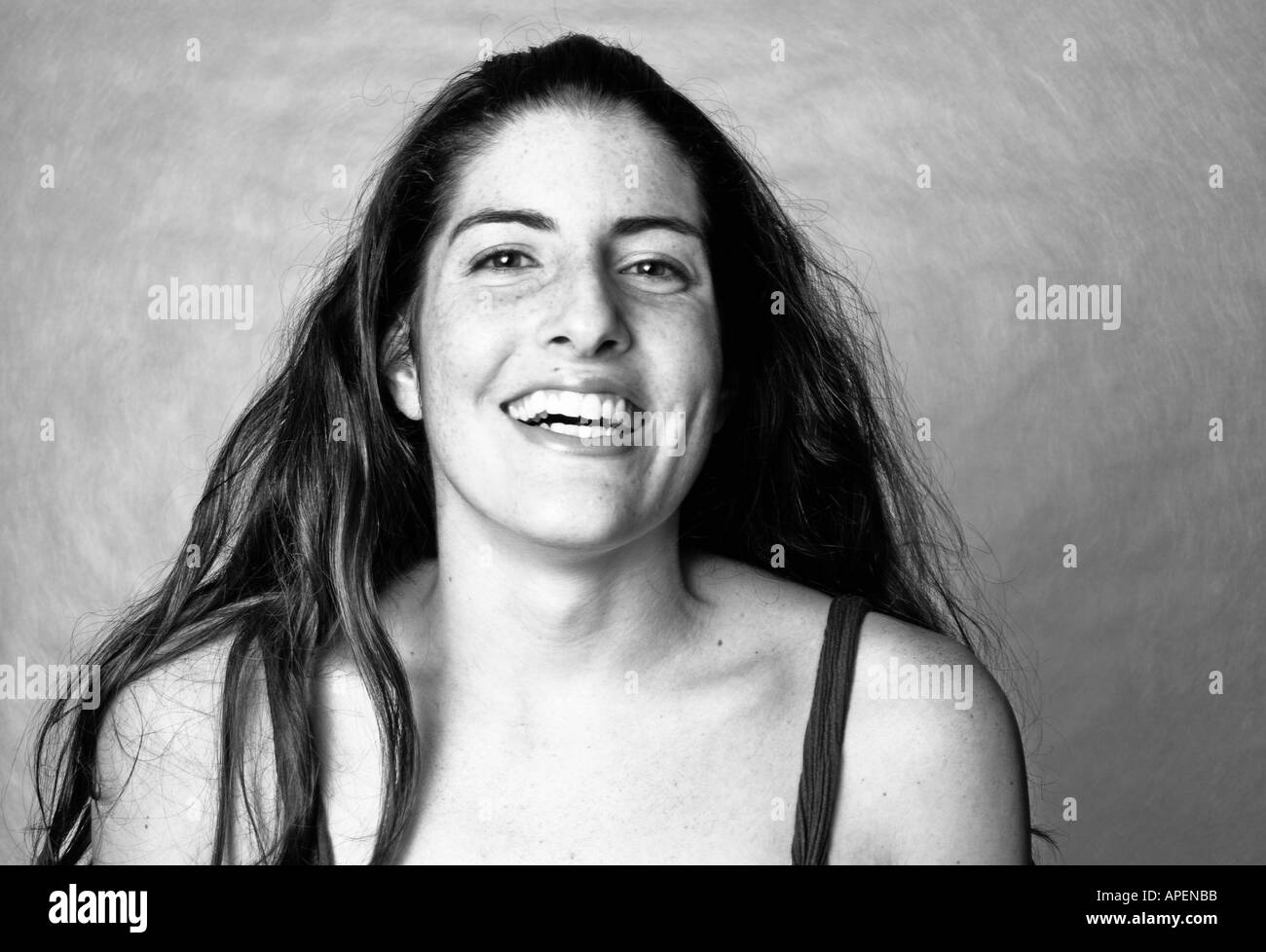 Female woman caucasian individual Black and White Stock Photos & Images ...