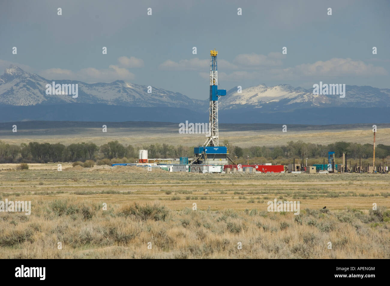 Drilling rig in mountain hi-res stock photography and images - Alamy