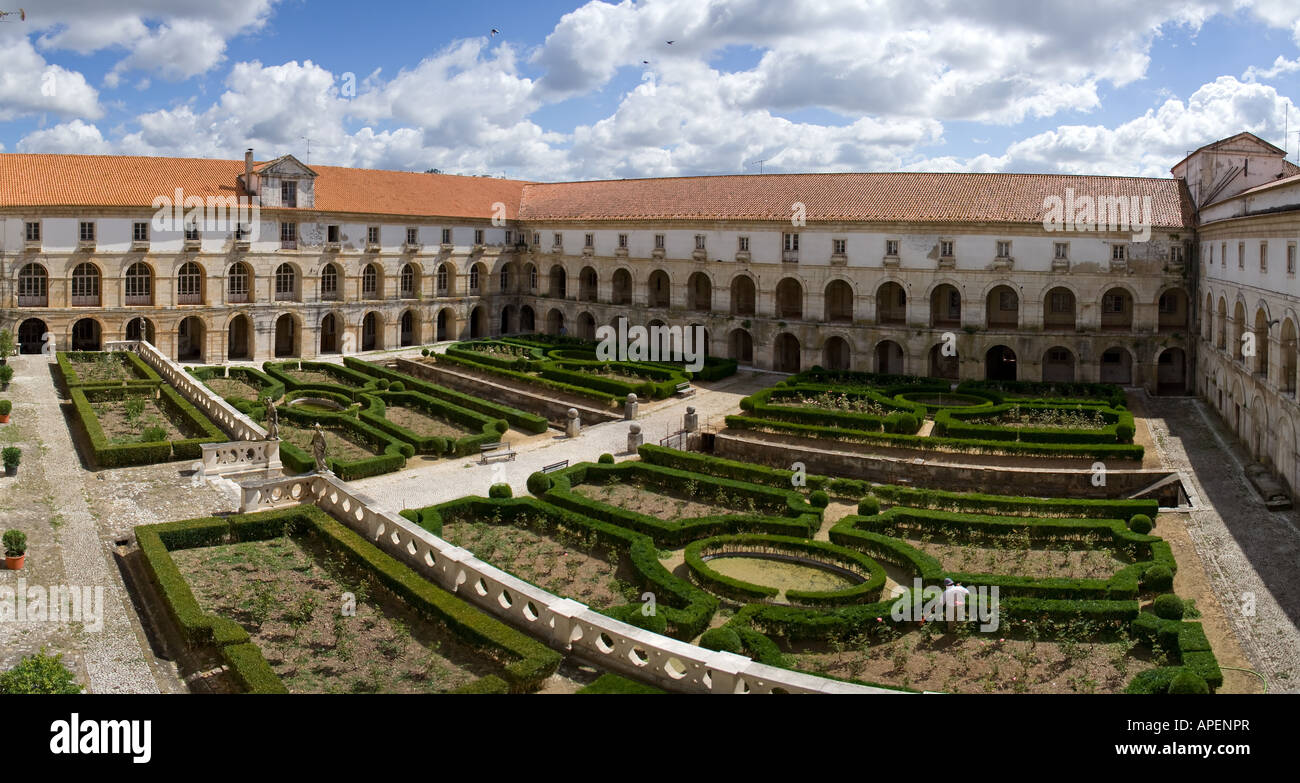 Secondary Cloister in Alcobaça Monastery. Cistercian Religious Order ...