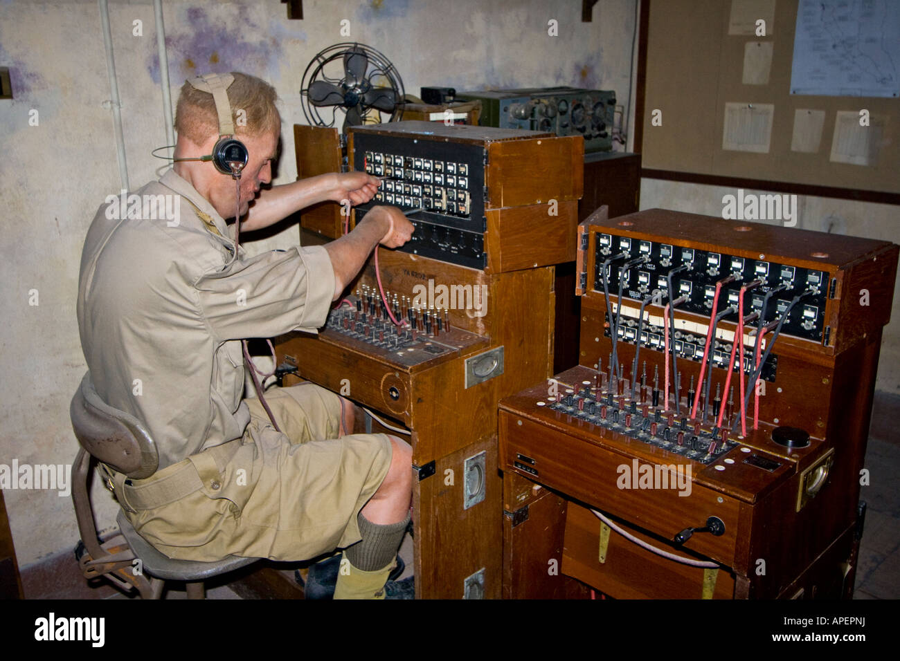 Battle Box WWII Malaya Singapore Command Centre Fort Canning Singapore ...