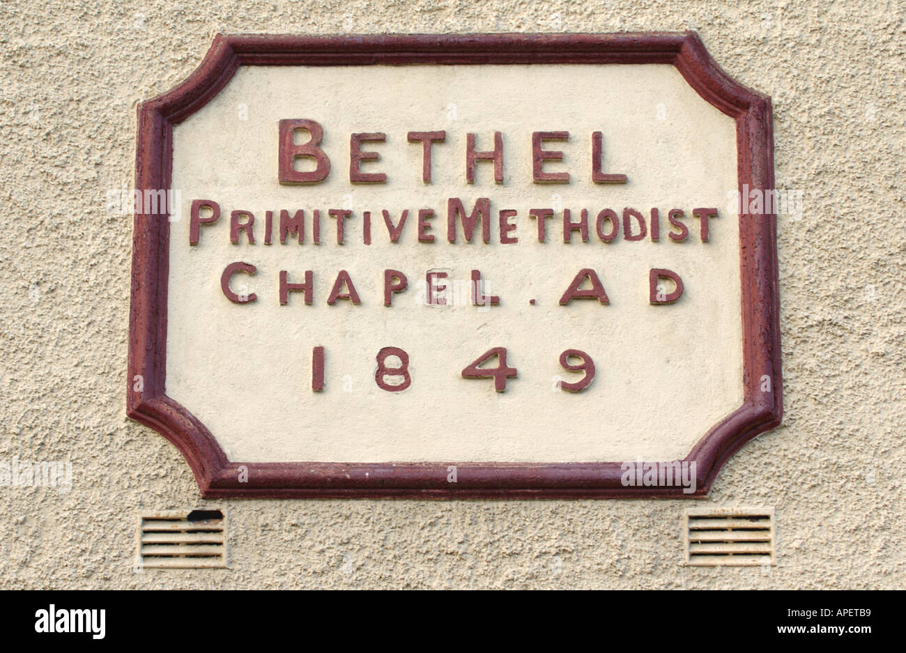 Bethel Primitive Methodist Chapel in the former coal mining village of ...