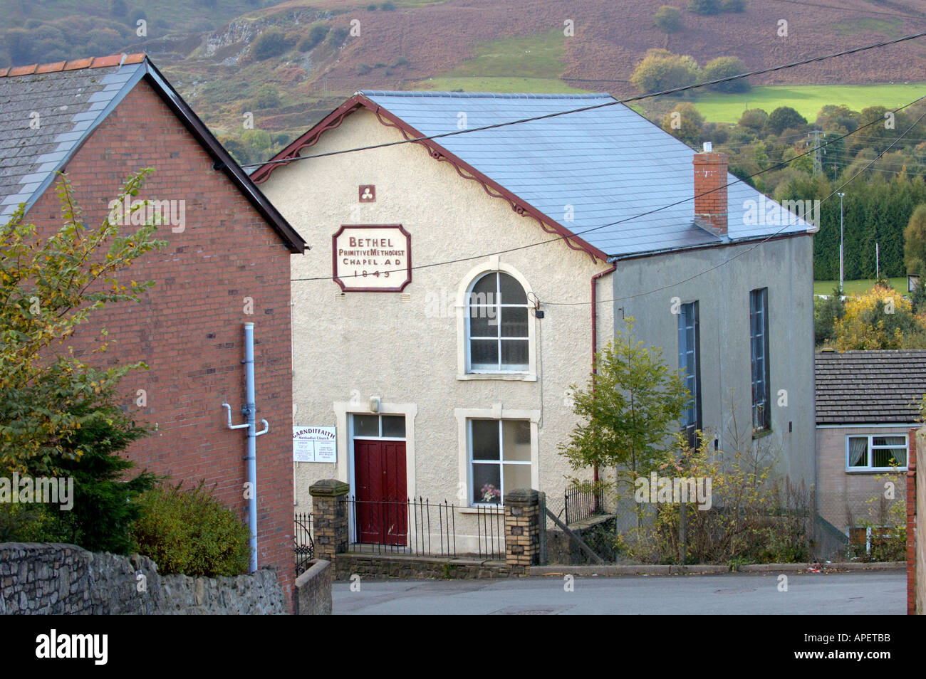 Bethel Primitive Methodist Chapel in the former coal mining village of ...