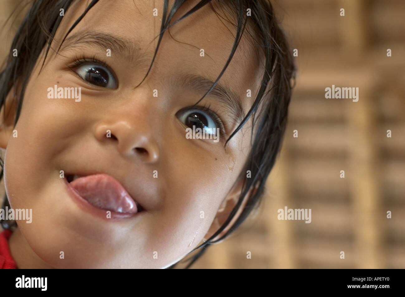 Cheeky indonesian child child hi-res stock photography and images - Alamy